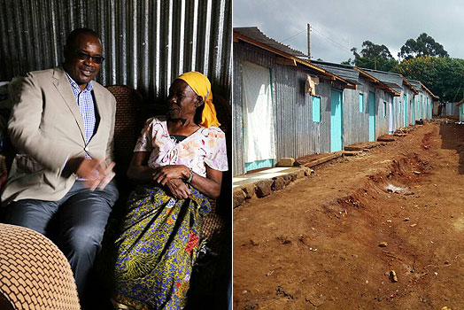 Kidero builds Sh5m tin sheet houses to slum fire victims – PHOTOS ...