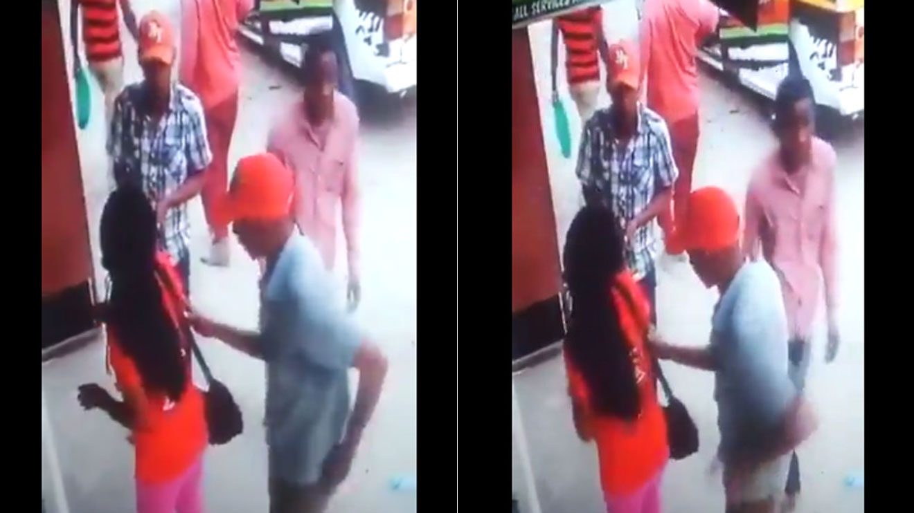 Police arrest suspects caught on camera robbing woman at gun point ...