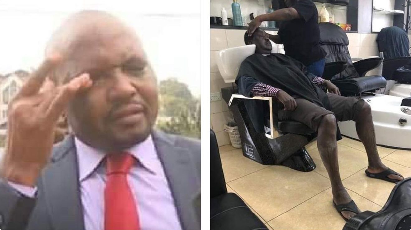 People are laughing out loud after Raila and Moses Kuria swapped ...