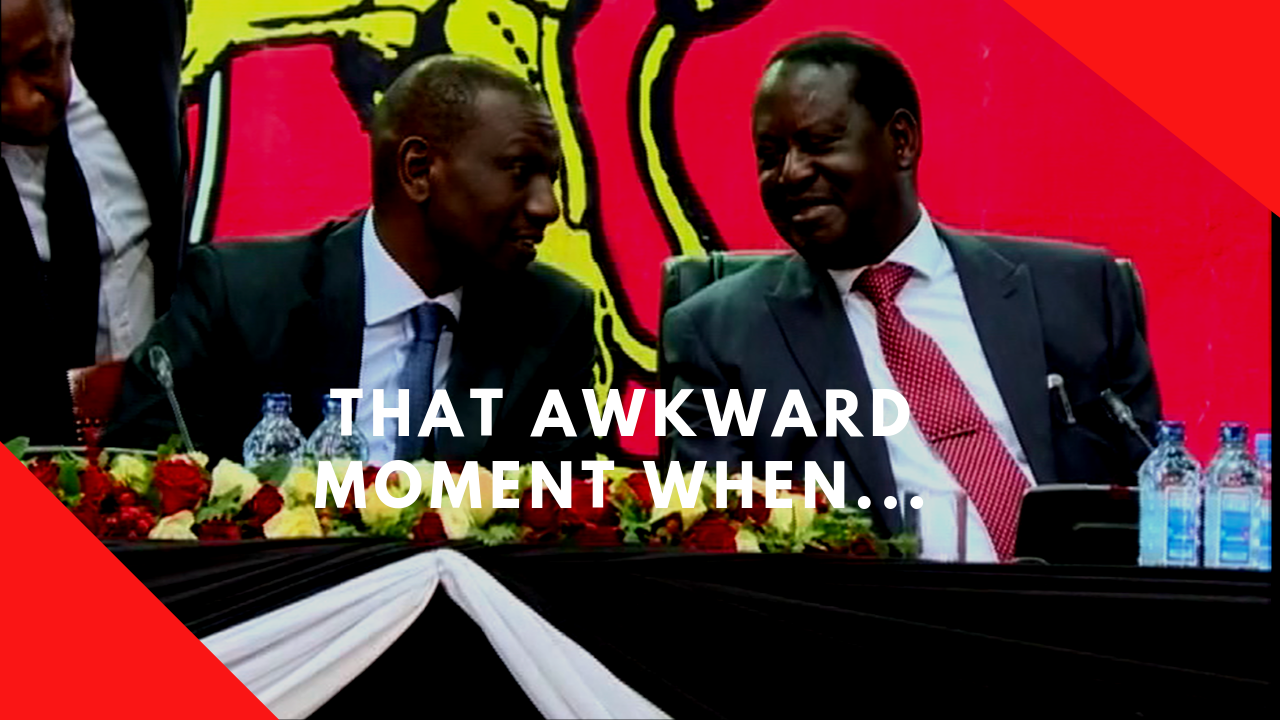 DP Ruto, CS Munya and Raila share stage during The Kenya Trade Week ...