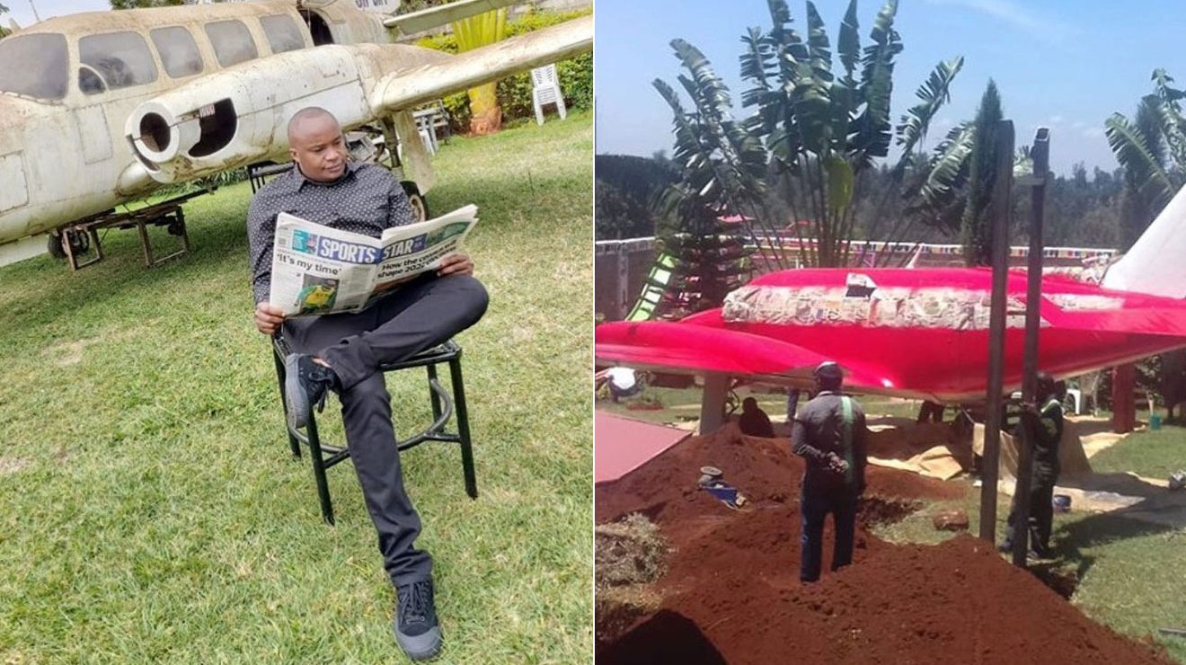 Jaguar pimping up his newly-acquired junk aircraft – Nairobi News