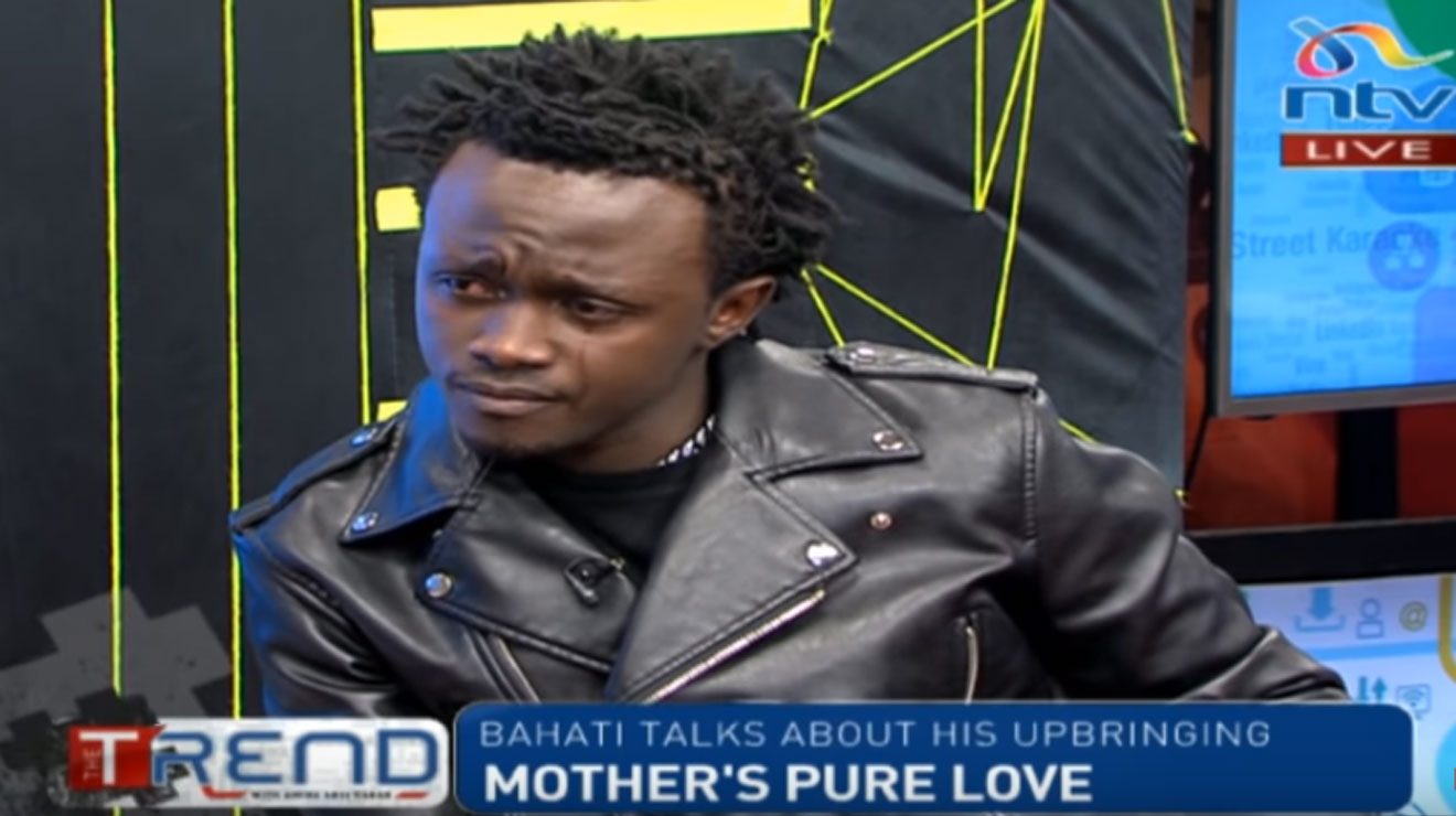 Bahati breaks down on live TV while narrating his difficult childhood ...