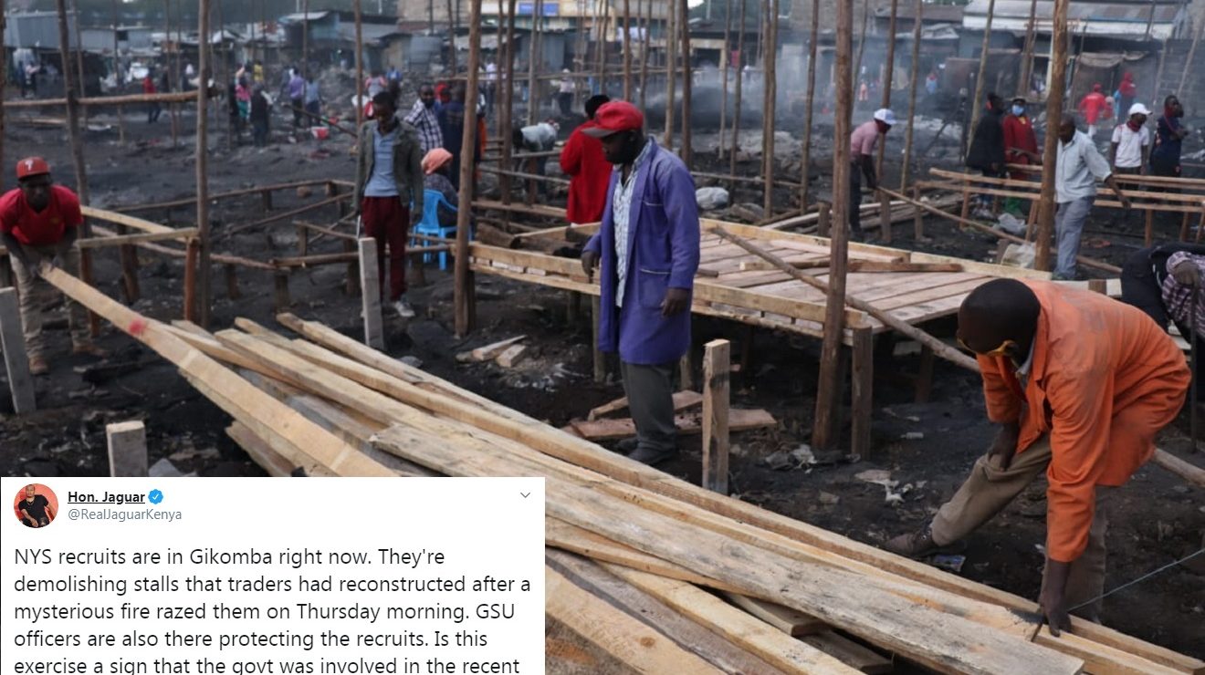 Jaguar blames govt after Gikomba stalls are demolished – Nairobi News