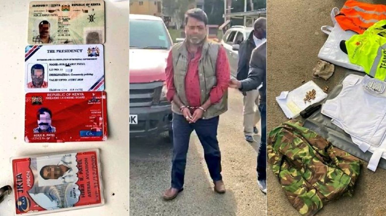 Police impostor Ramji Patel arrested with vast arsenal – Nairobi News