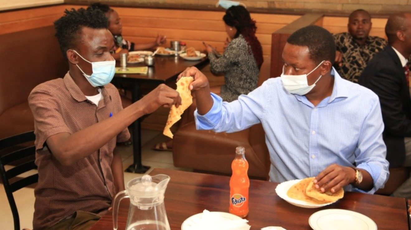 Alfred Mutua trolled for ‘eating’ chapati with his face mask on ...