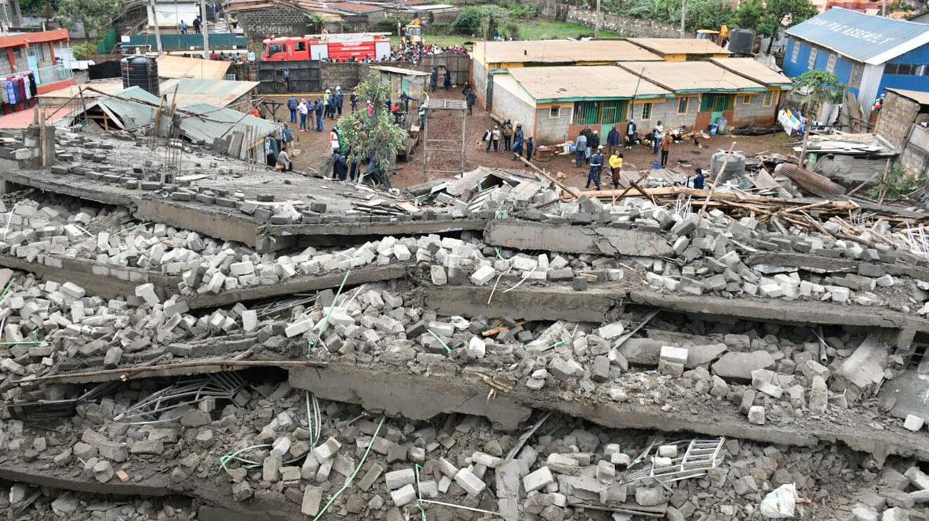 Owner of building that collapsed and killed two in Ruaka arrested ...