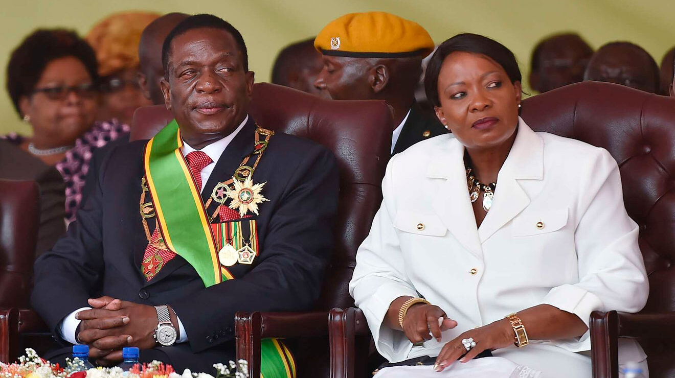 Zimbabwean President awards wife PhD degree for her philanthropic work ...