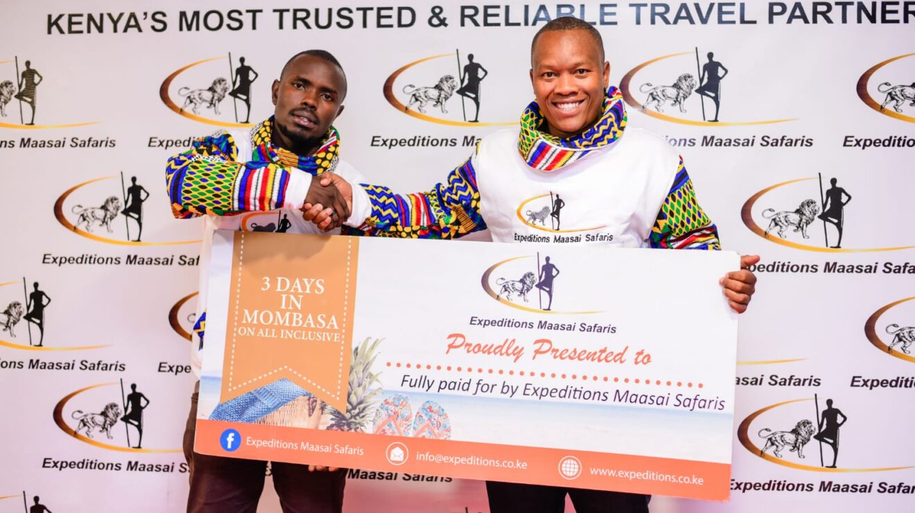 Expeditions Maasai Safaris rewards Kevin Mboya with holiday to Mombasa ...