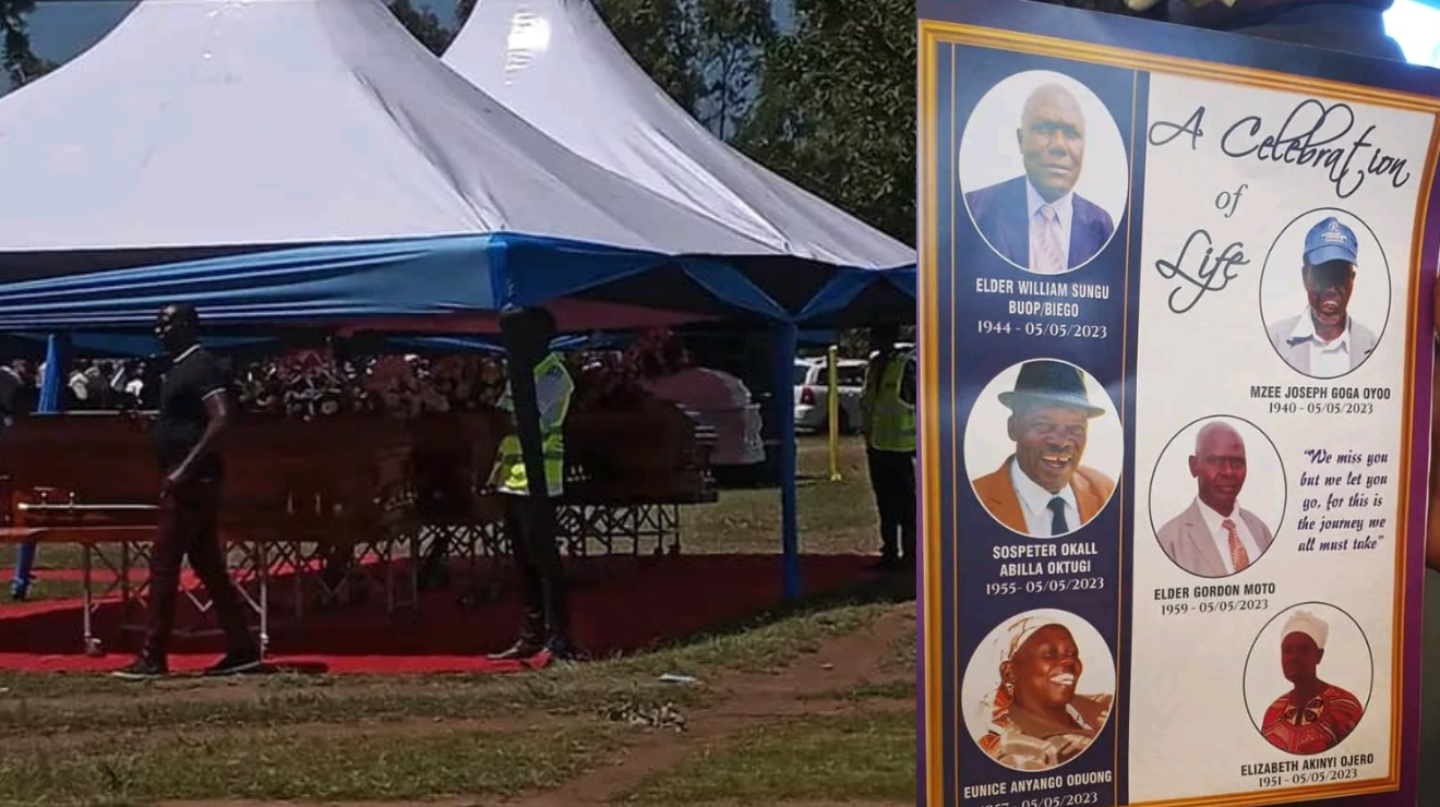 Lala salama: 7 family members killed in road accident laid to rest ...