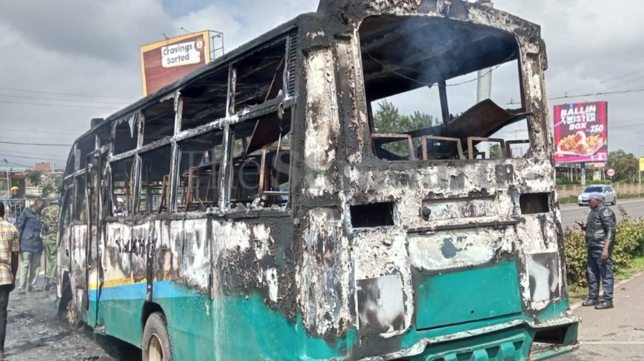 Matatu razed in Nairobi as anti-government protests resume – Nairobi News