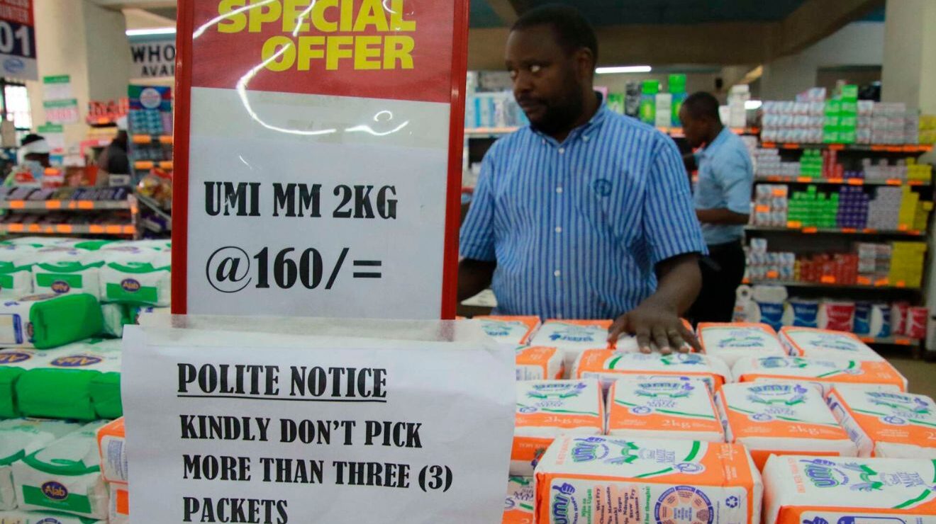 President Ruto’s Sh150 unga disappears from supermarket shelves ...