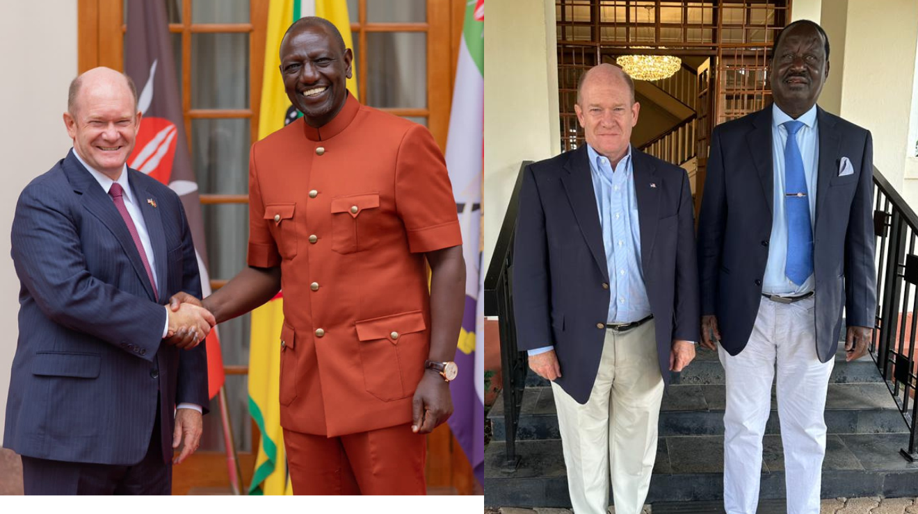 Speculation arises as US Senator in ‘Uhuru, Raila handshake’ meets Ruto ...