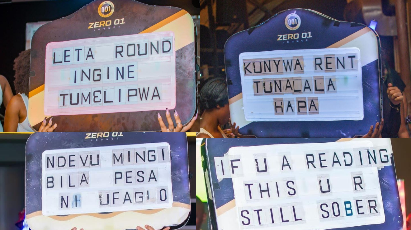 PHOTOS: ‘Ndevu mingi bila pesa ni ufagio’ and other hilarious club ...