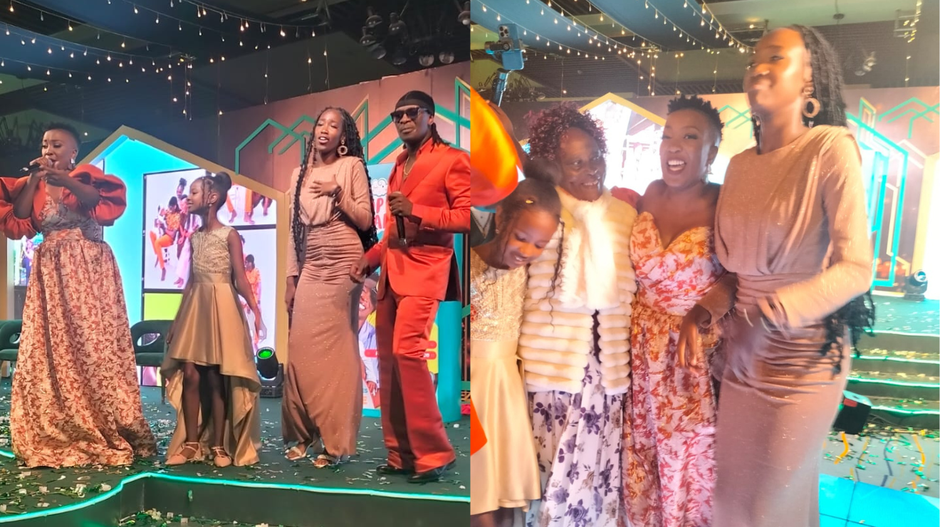 Nameless, mum-in-law and Wahu shine together in a special family ...