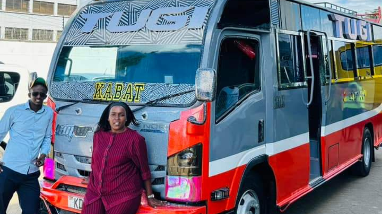 Comedian Njugush celebrates investing Sh8m in new ‘Tugi’ matatu ...